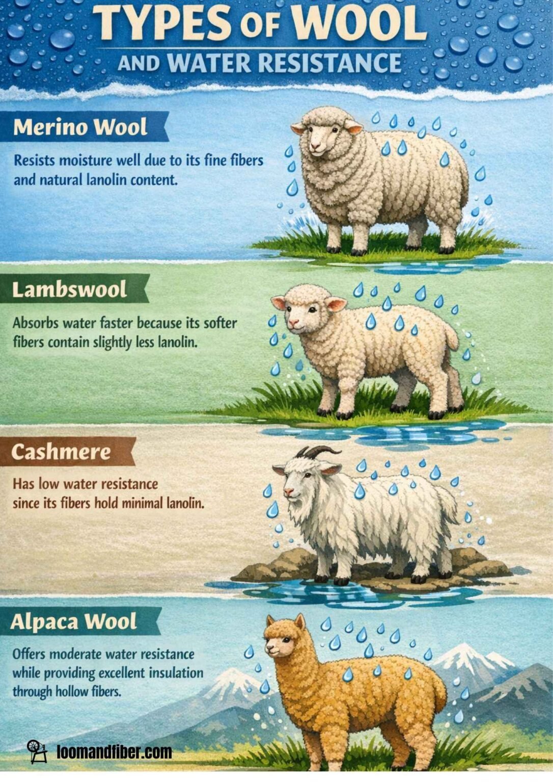 Is Wool Waterproof or Water-Resistant? Science-Backed Answer
